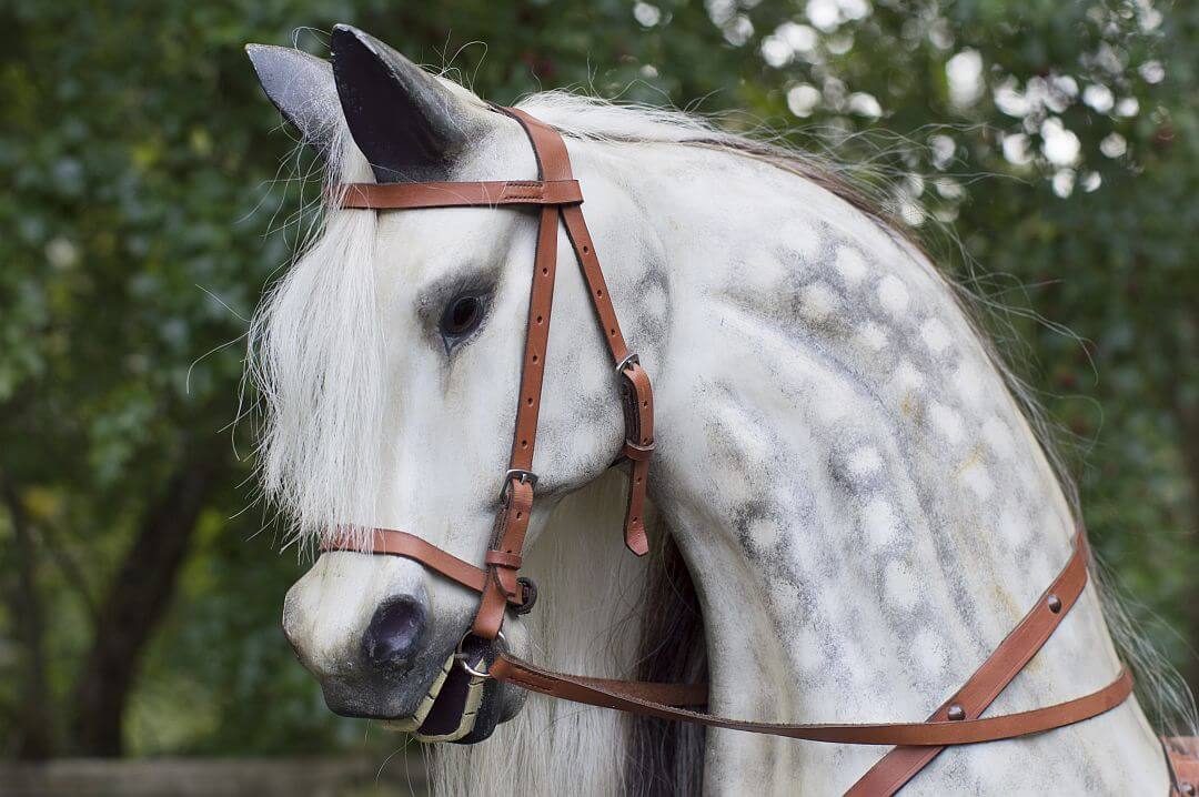 Traditional Handmade & Hand Carved Wooden Rocking Horses