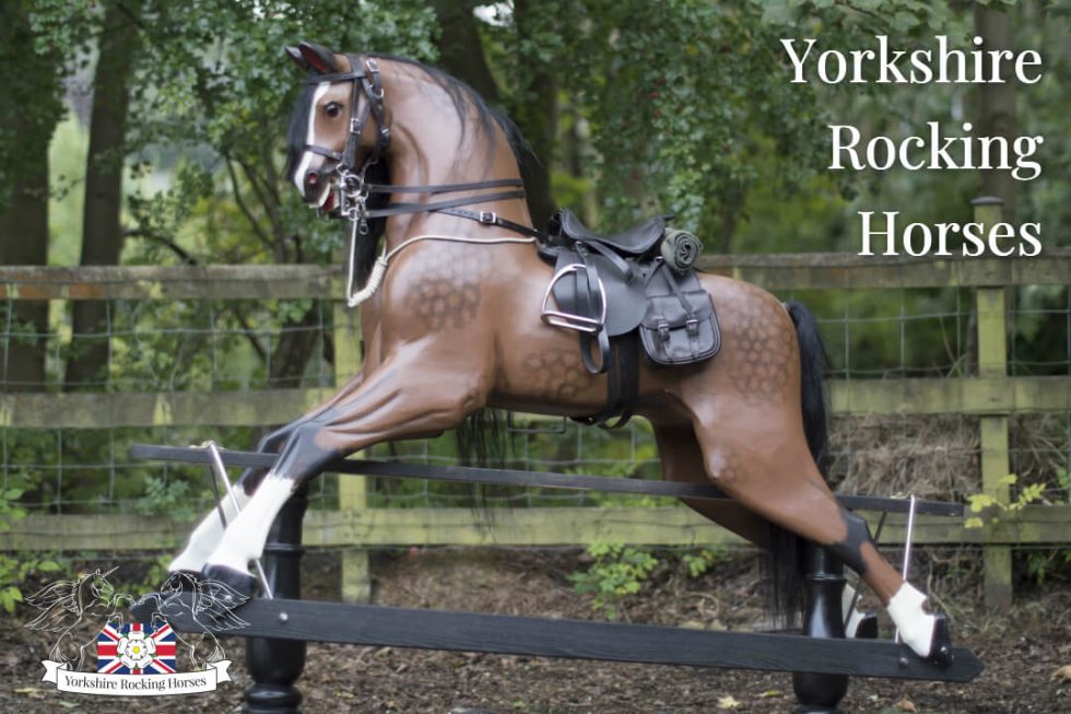 Victorian Style Rocking Horses Hand Carved & Made in the UK